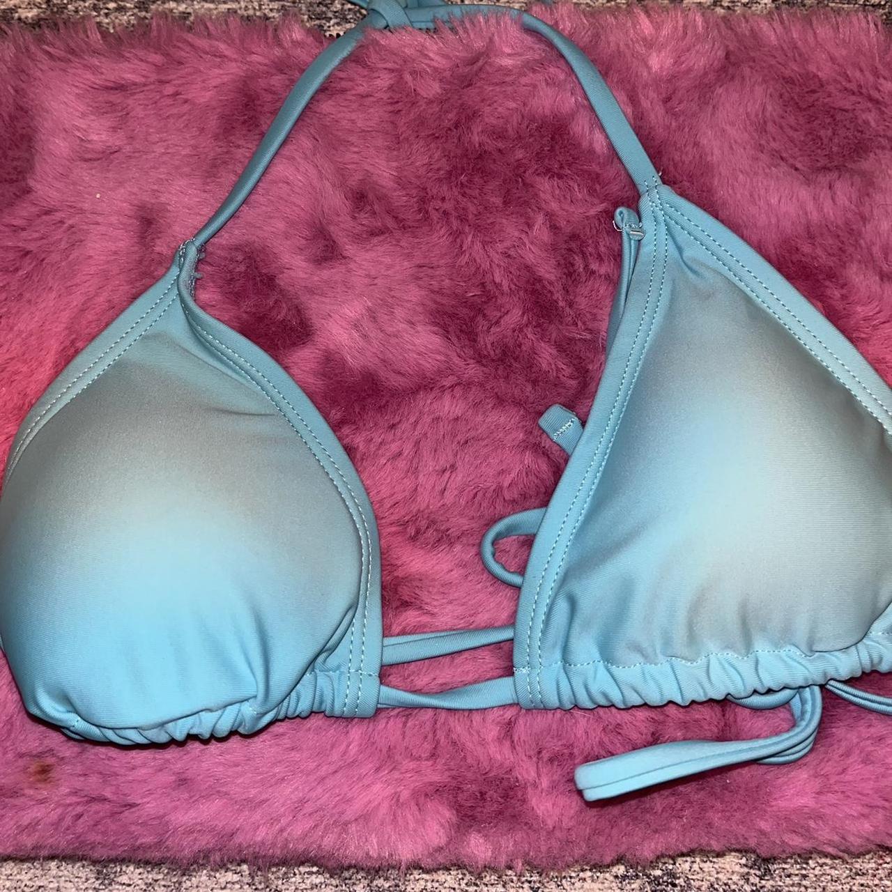 Blue Bikini Top •has Inner Padding • Bikini Depop