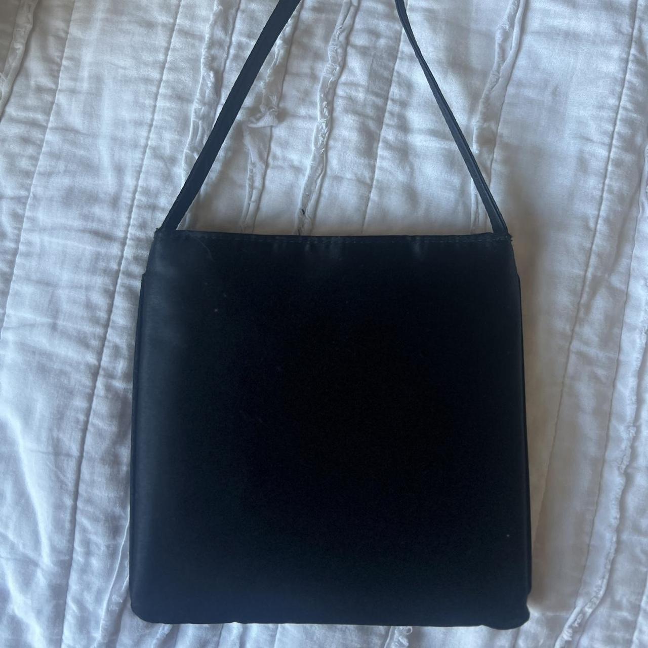 true vintage satin beaded bag! very 90s inspired.... - Depop