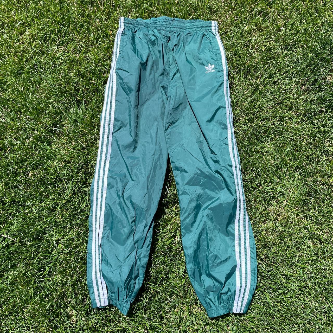 Adidas Men's Green Joggers-tracksuits | Depop