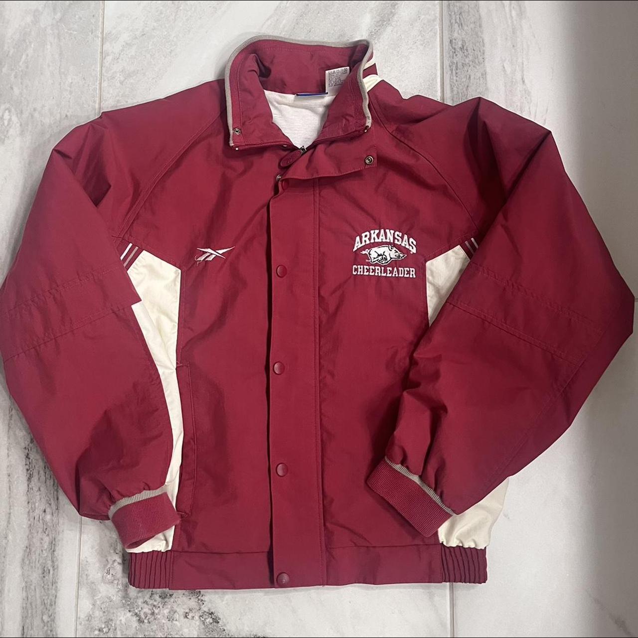 arkansas razorbacks vintage jacket good... - Depop