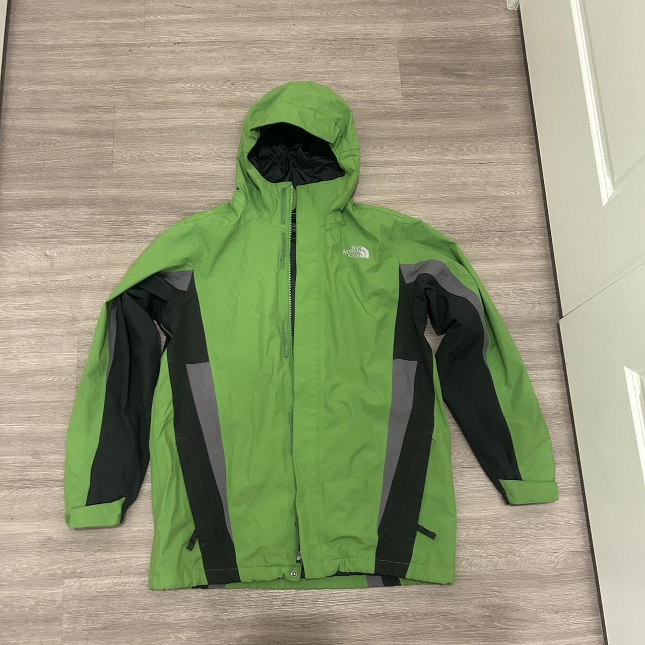 Green north face jacket #outdoor#casual - Depop