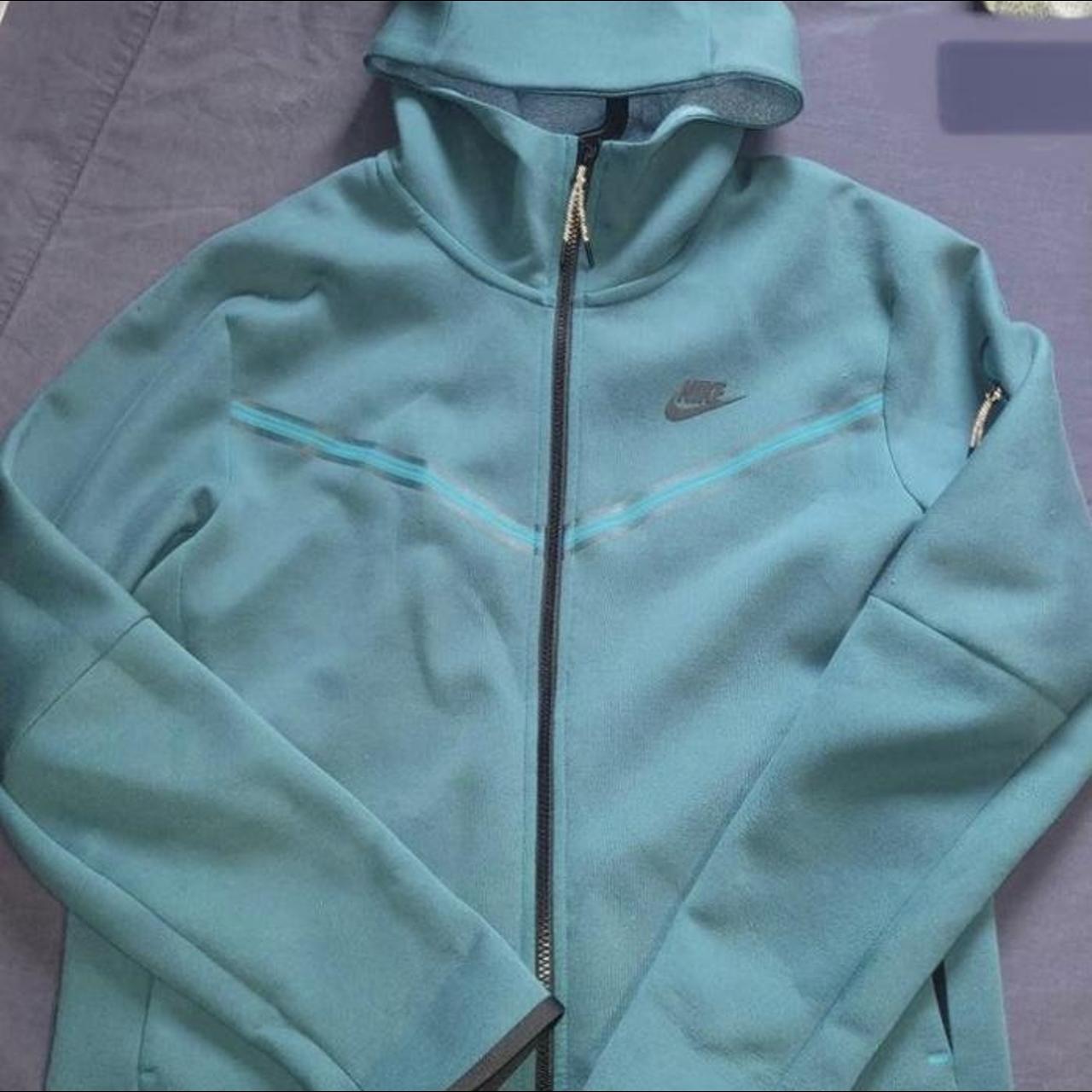 Full Nike Tech fleece Set Size medium Turquoise... - Depop
