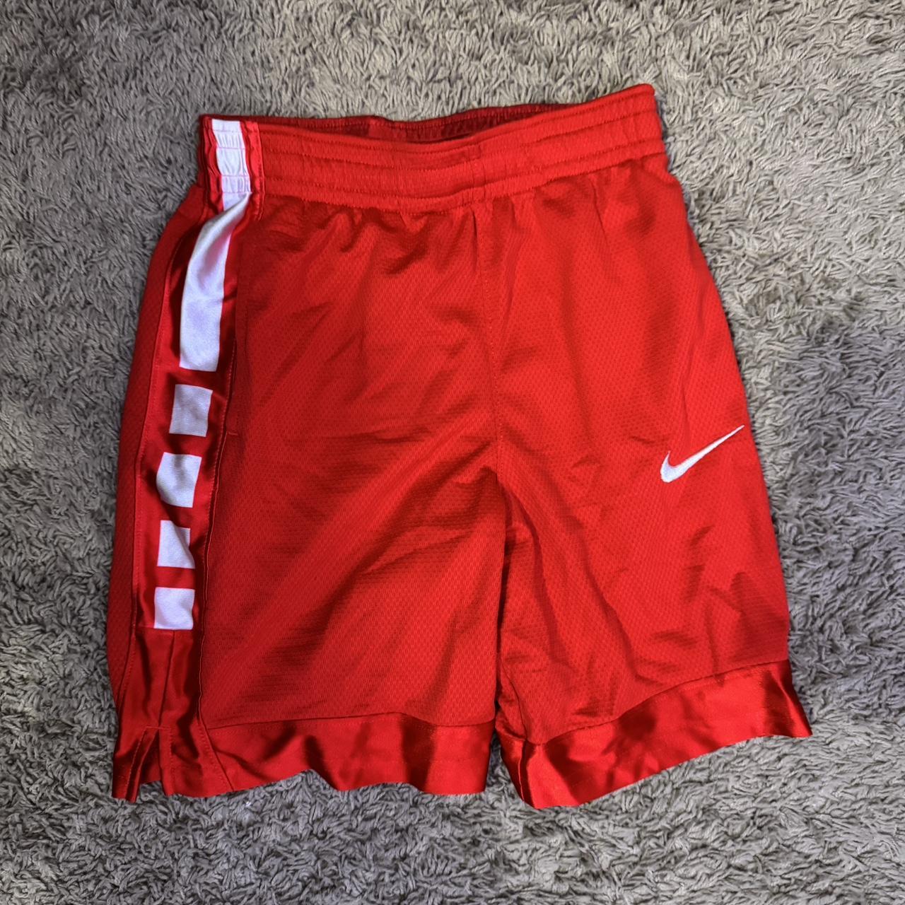 Red Nike Dri-Fit shorts - men’s xs | Depop