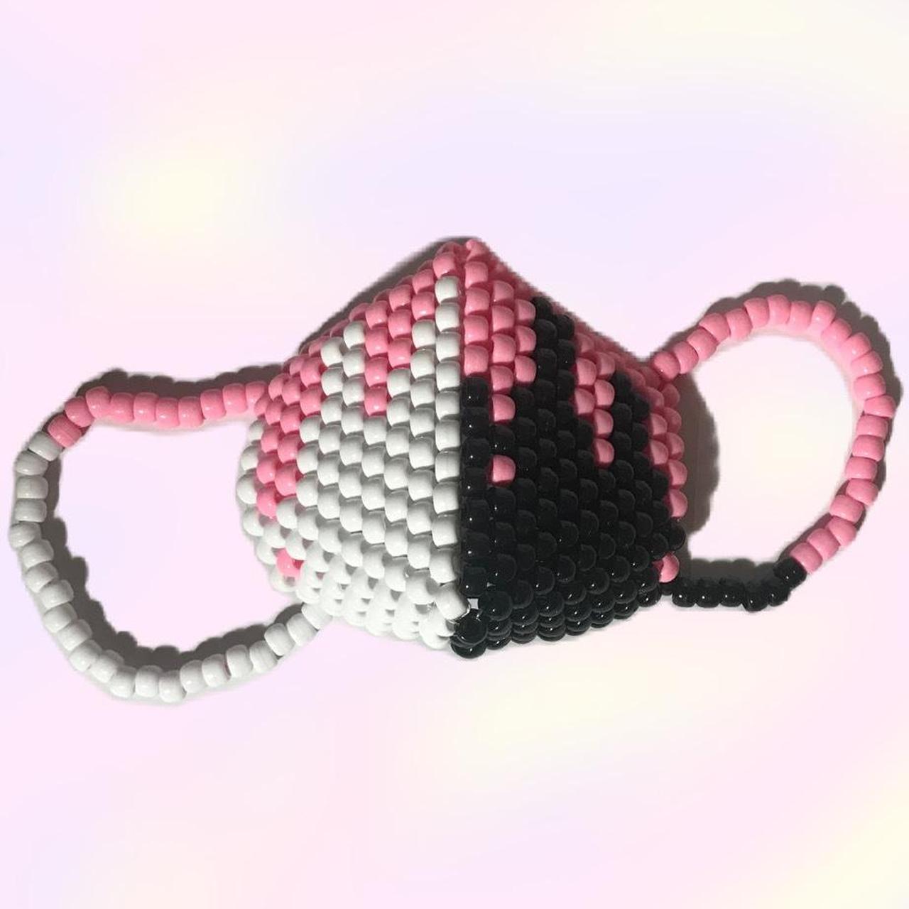 Danganronpa inspired drippy kandi mask All kandi... - Depop