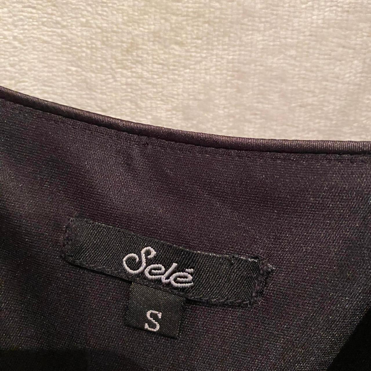 EUC Sele' Multi-Color Pleated Dress Size Small - Depop