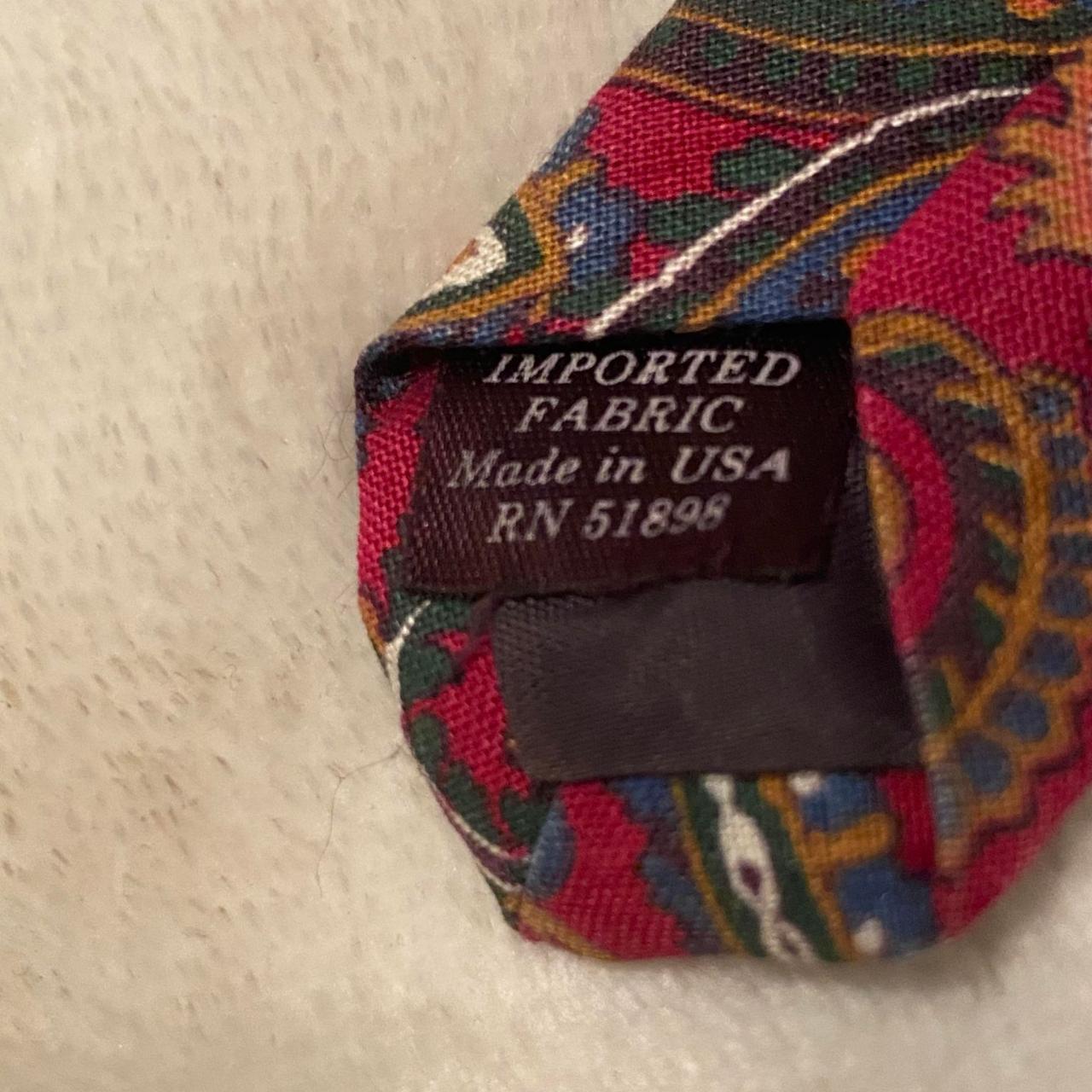 EUC Tango by Max Raab Men's Necktie Paisley Print... - Depop