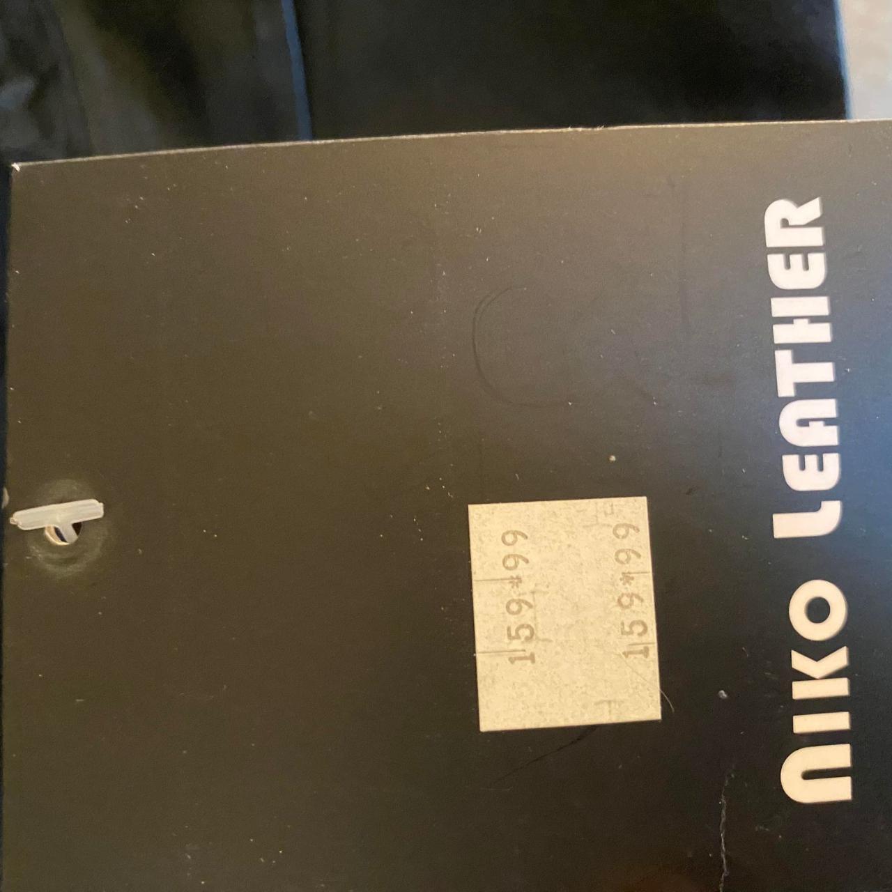 NWT Niko Leather Men's Black Leather Blazer Jacket... - Depop