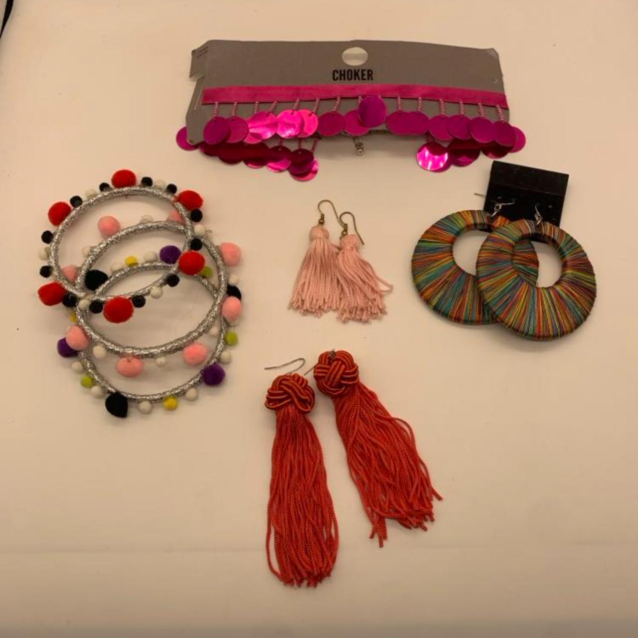 Hand Crafted Jewelry Bundle Tassel Jewelry - BOHO - Depop