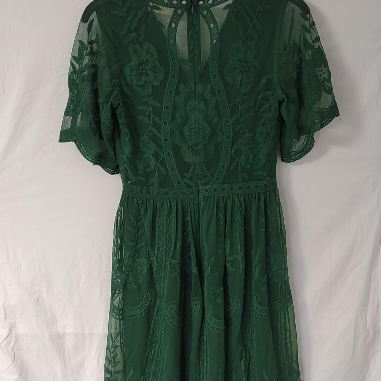 Dark green Altard State dress, I only wore it once,... - Depop