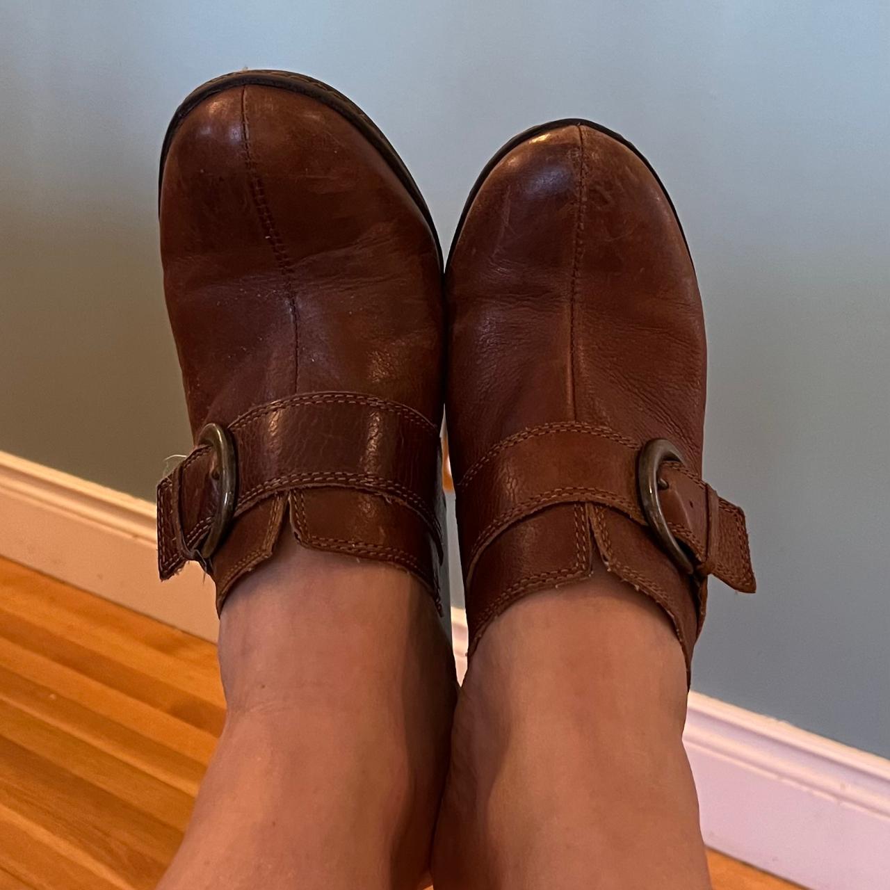 B.O.C. by Born clogs. Size 8. Heel: 4 inches. Very... - Depop