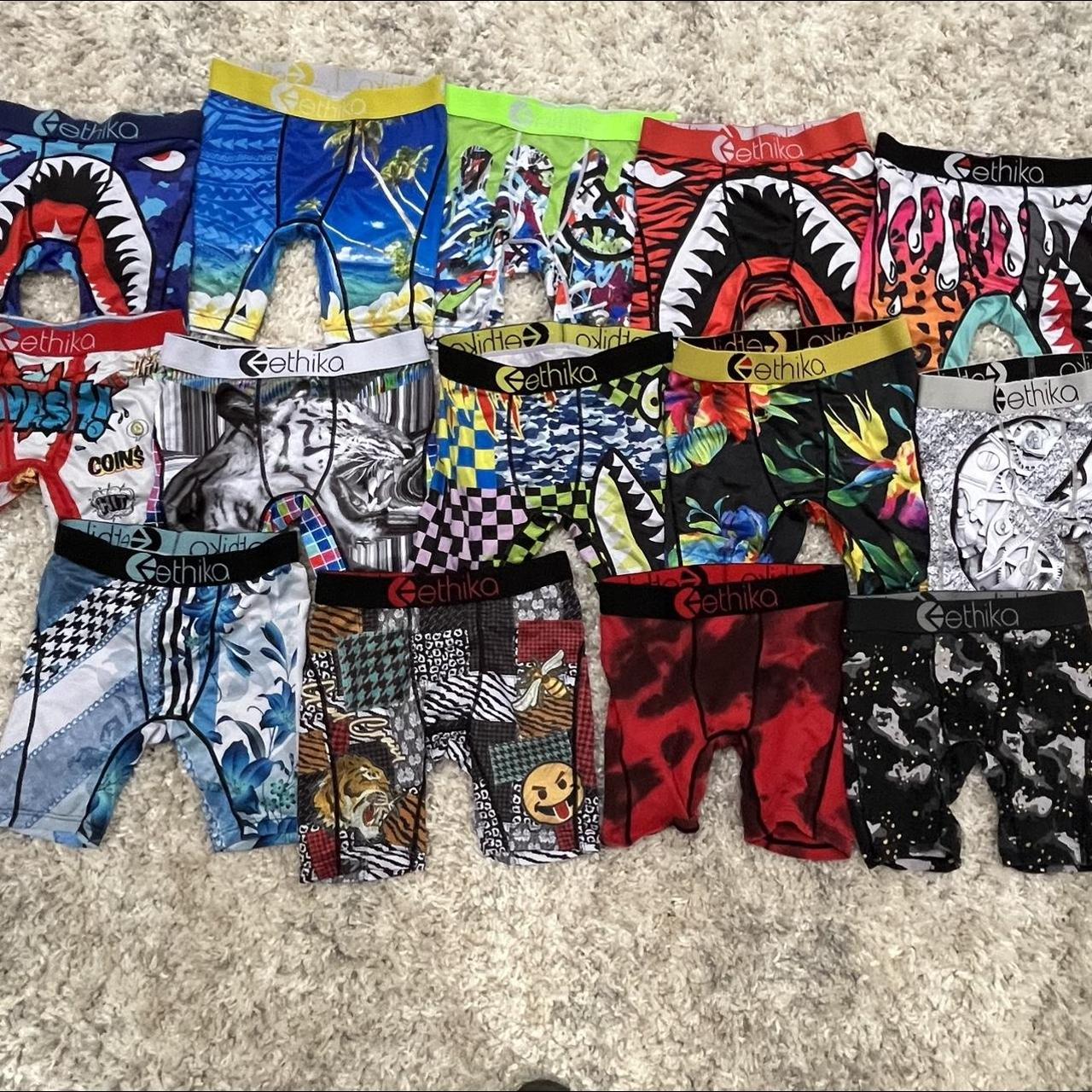Youth large ethika underwear, 80 bucks for all of em - Depop