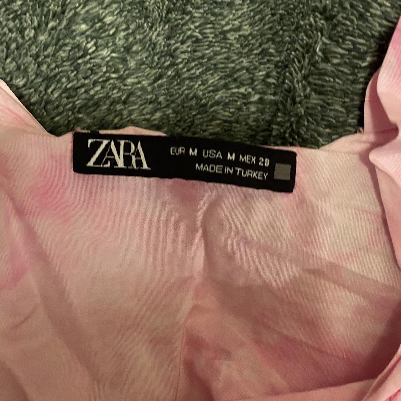 PINK ZARA RUFFLE BLOUSE FREE SHIPPING! - Depop