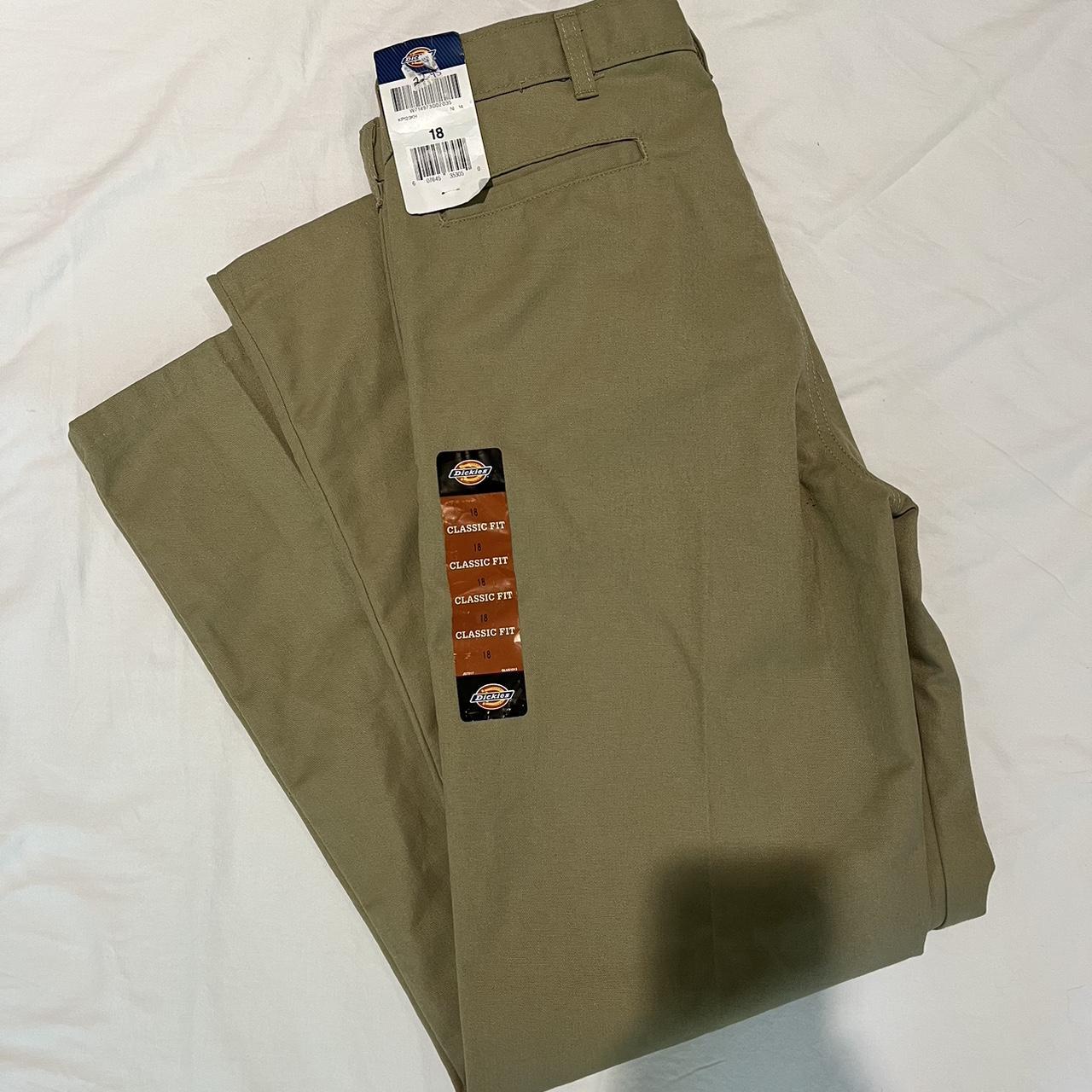 dickies class fit pants never worn, all tags still... - Depop