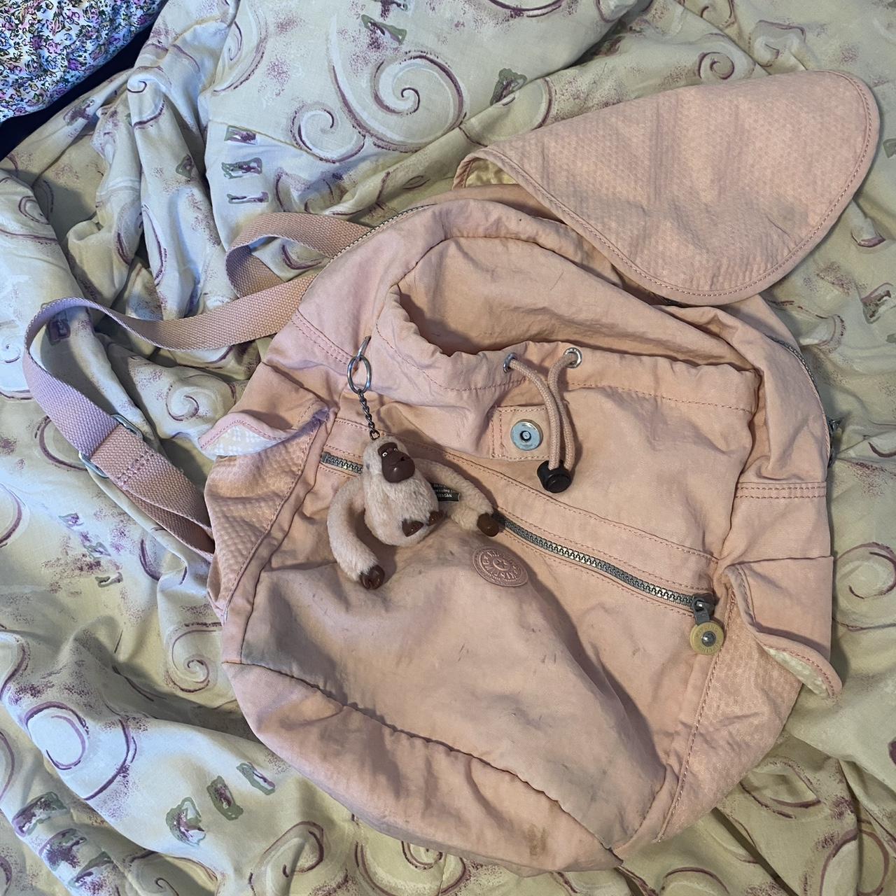 Pink backpack from Kipling - Depop