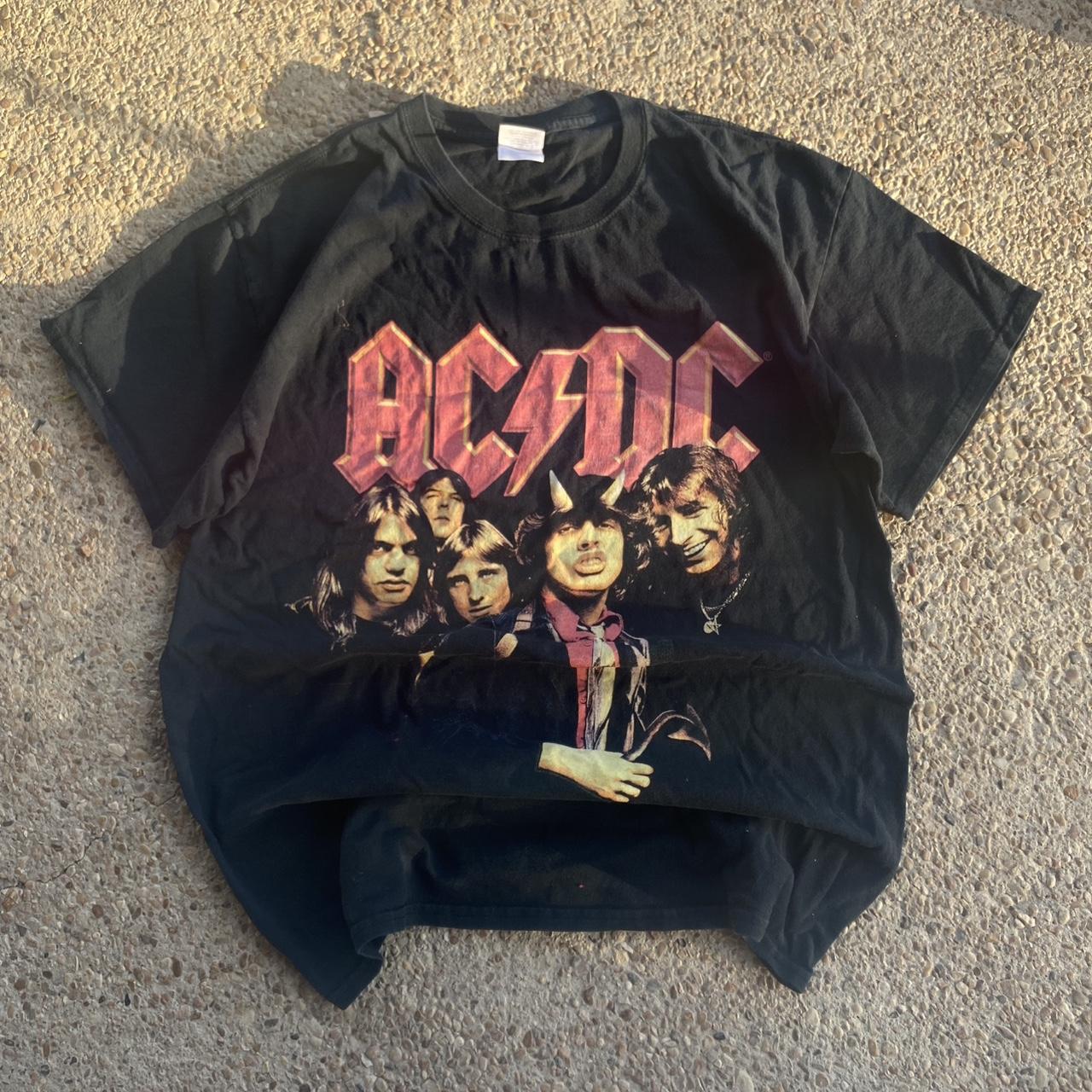 vintage early 2000s acdc highway to hell album cover... | Depop