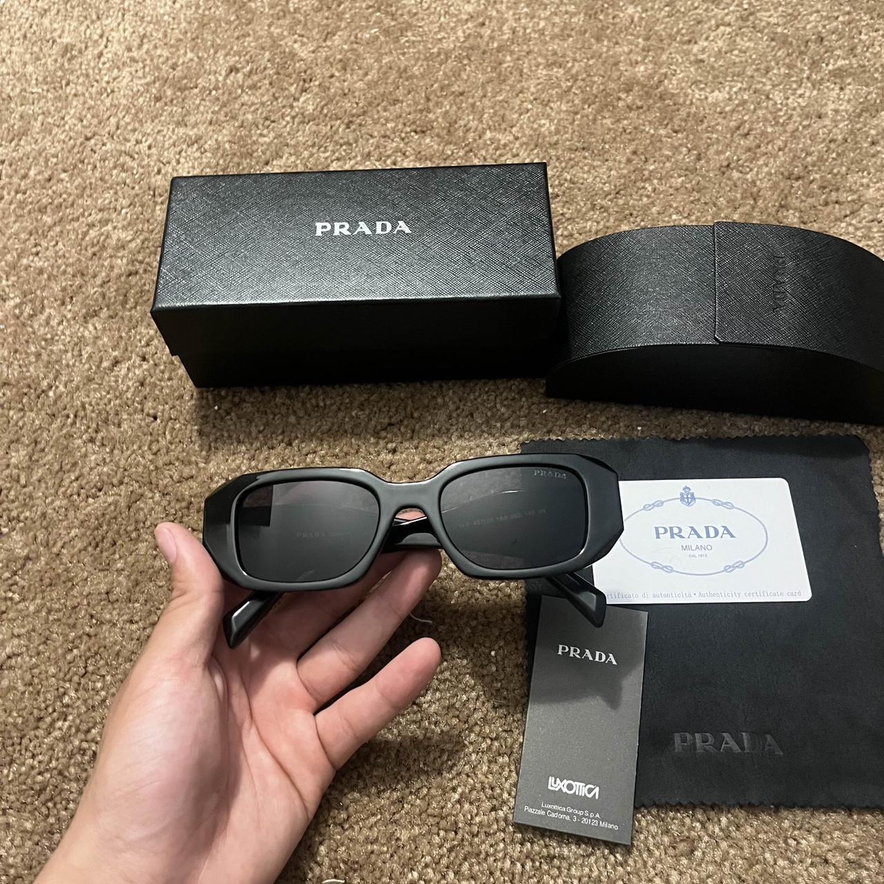 Prada Glasses *WITH RECEIPT* & AUTHENTICATION BY... - Depop
