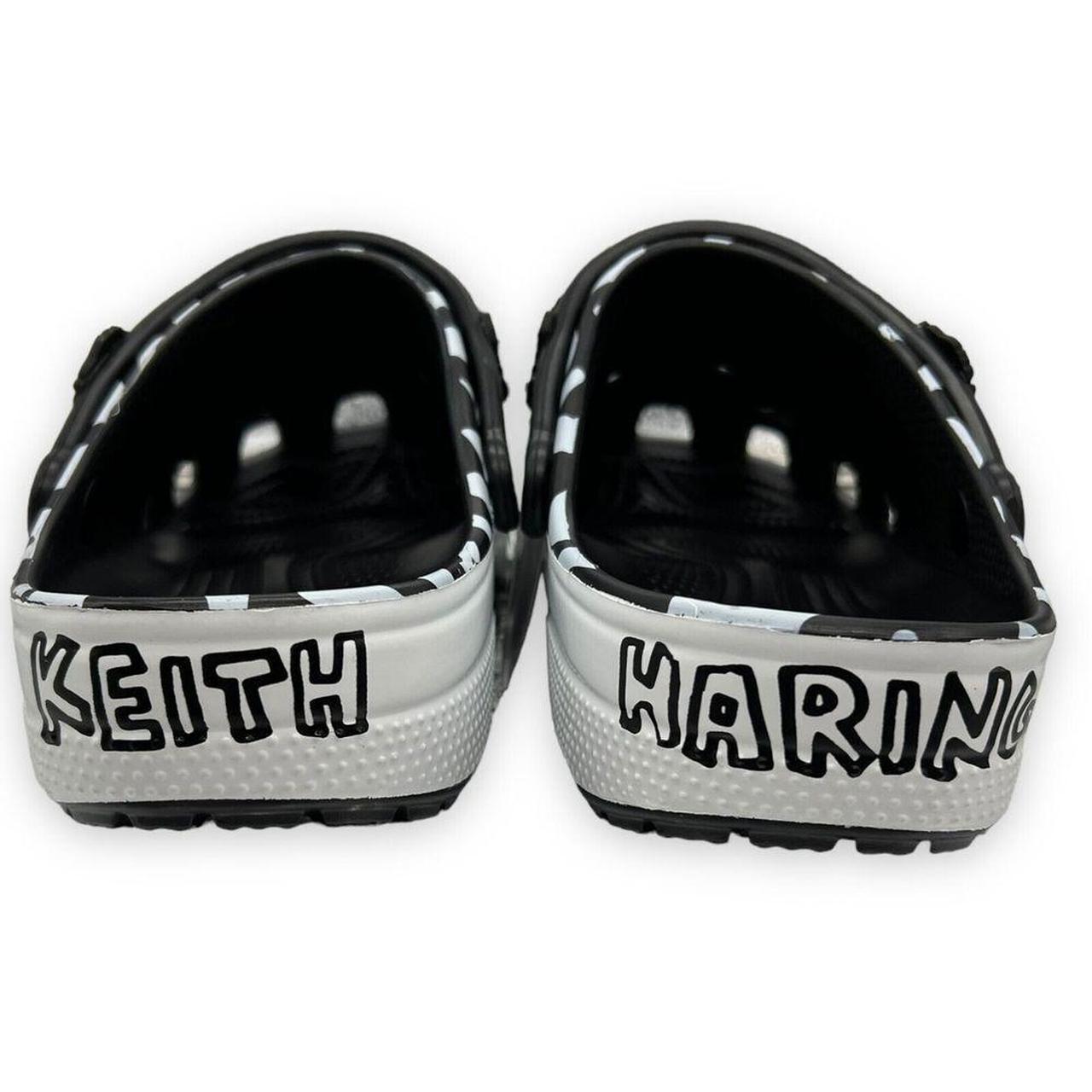 Crocs X Keith Haring Clog Mens 12 Black White Pop... - Depop