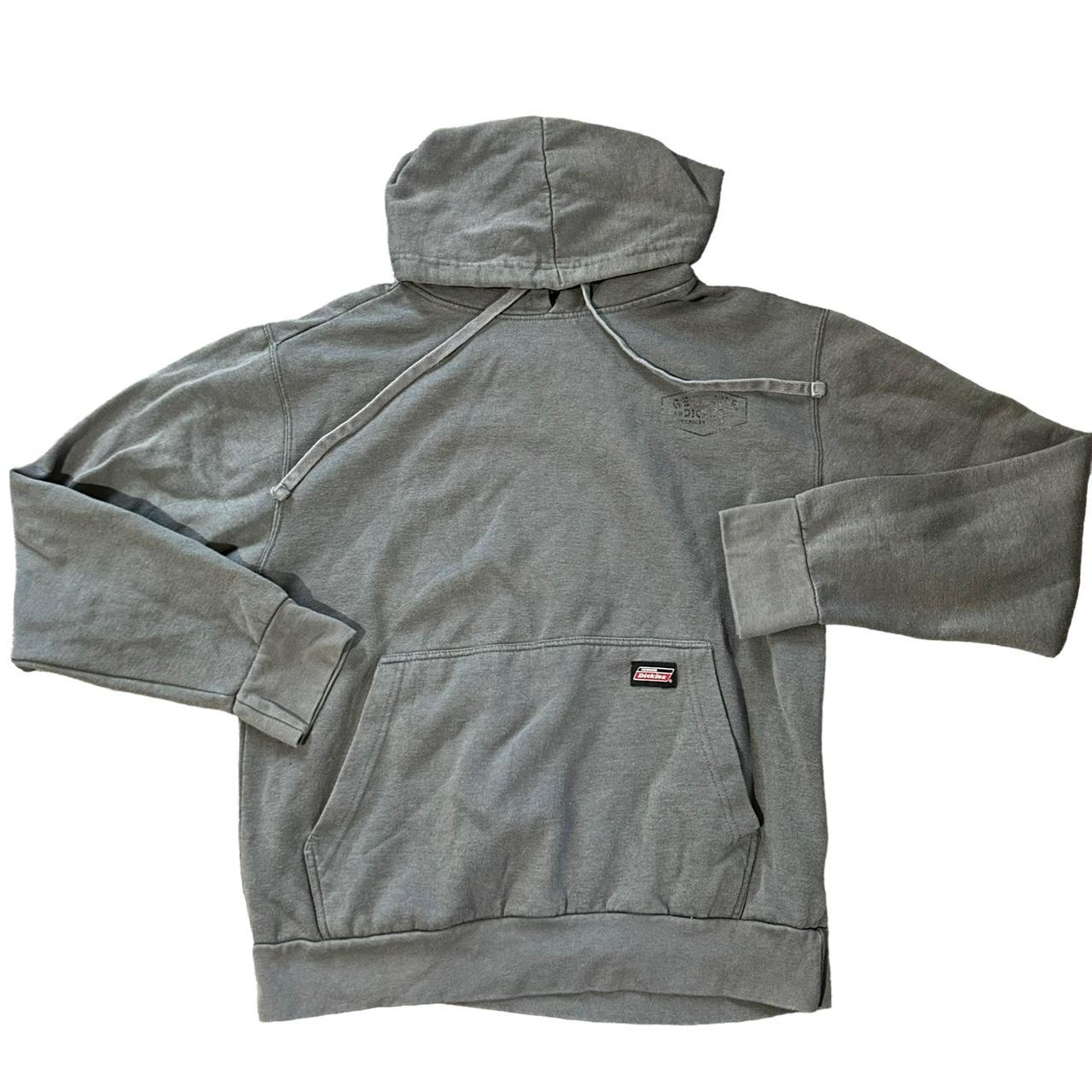 Vintage Grey dickies hoodie 🔥 .fits like size... - Depop