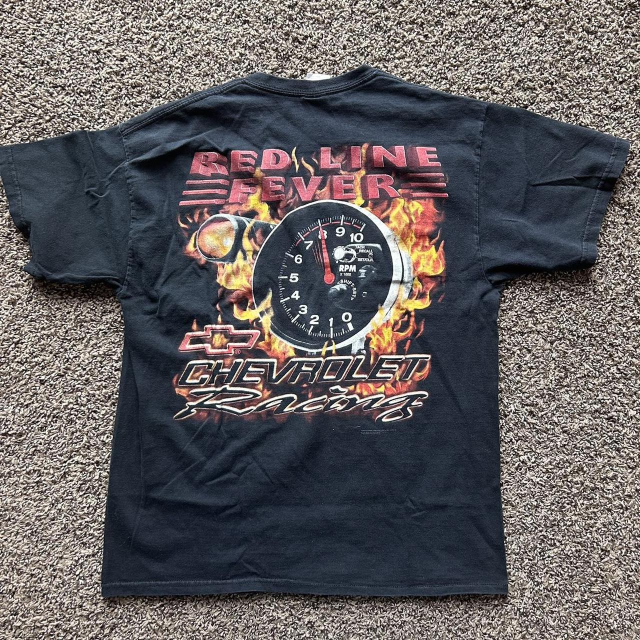 Early 2000s vintage Chevrolet racing tee shirt... - Depop