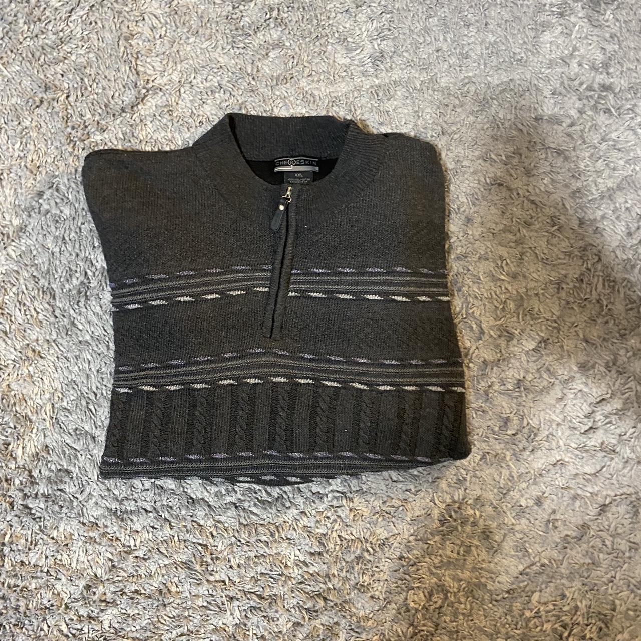 nice sweater/quarter zip sweater! - Depop