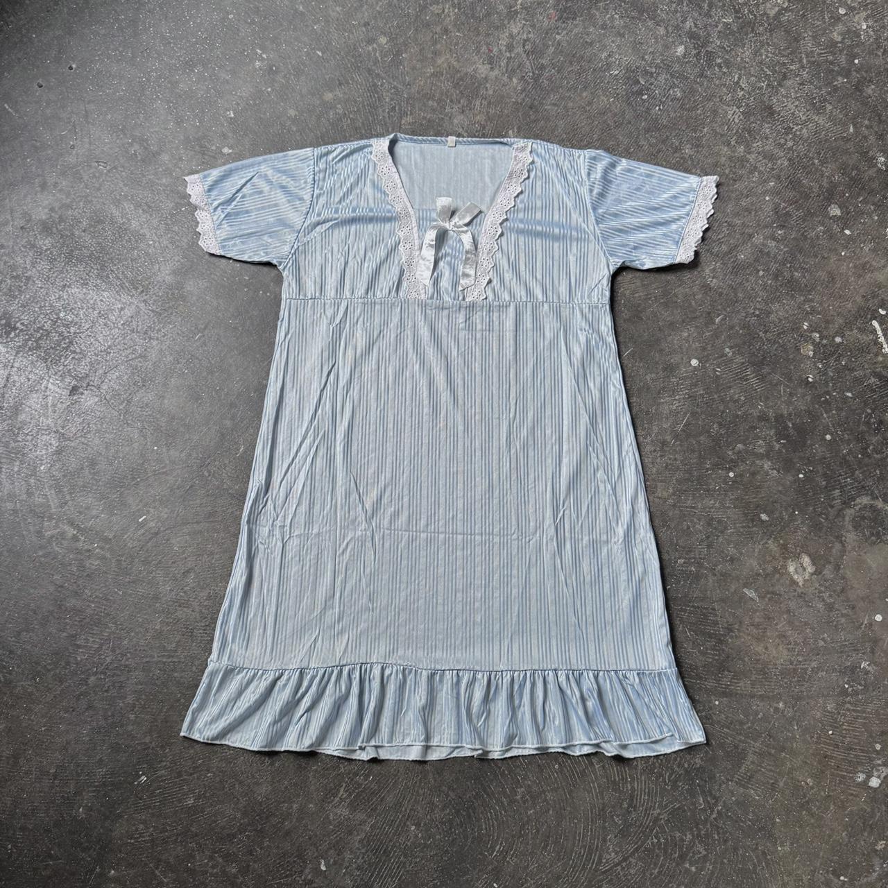 ☾⋆｡𖦹 ° blue babydoll dress ☾⋆｡𖦹 ° brand: n/a ... - Depop