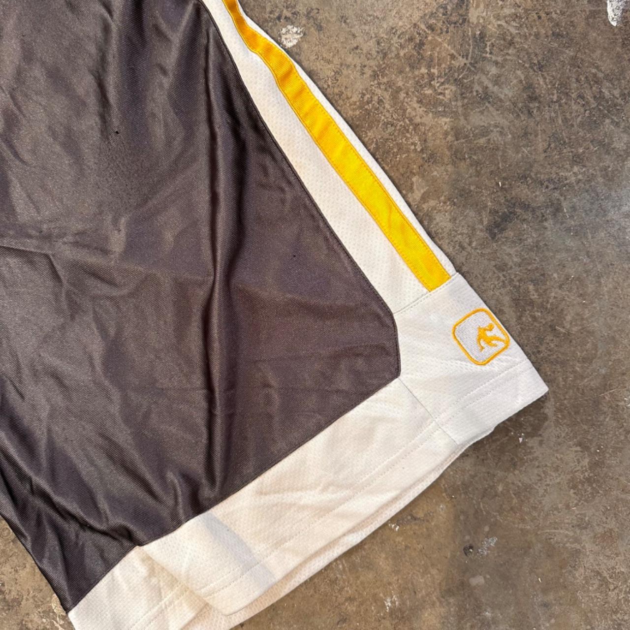 ☾⋆｡𖦹 ° metallic grey track shorts ☾⋆｡𖦹 ° brand:... - Depop