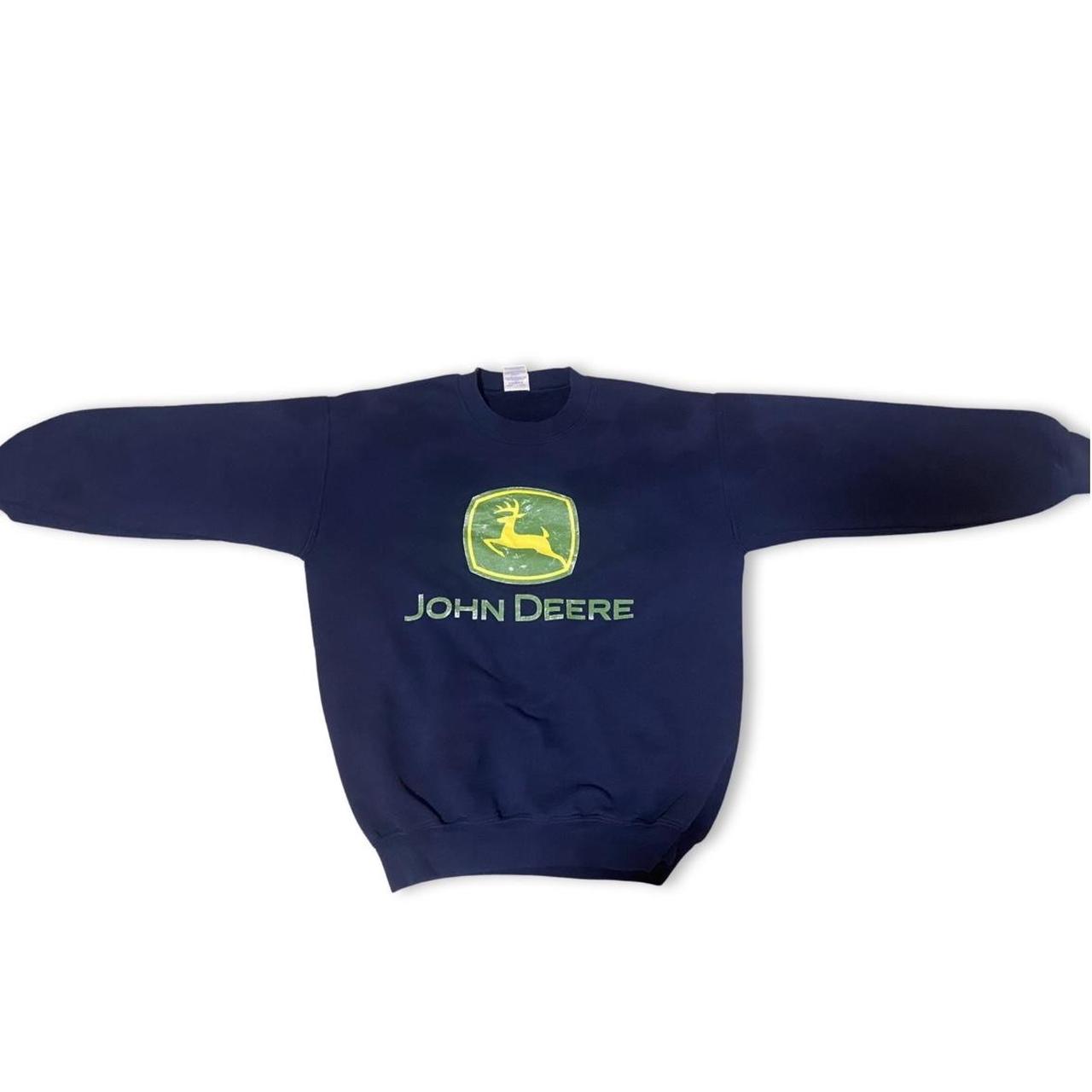 John Deere Sweater condition: distressed logo size:... - Depop