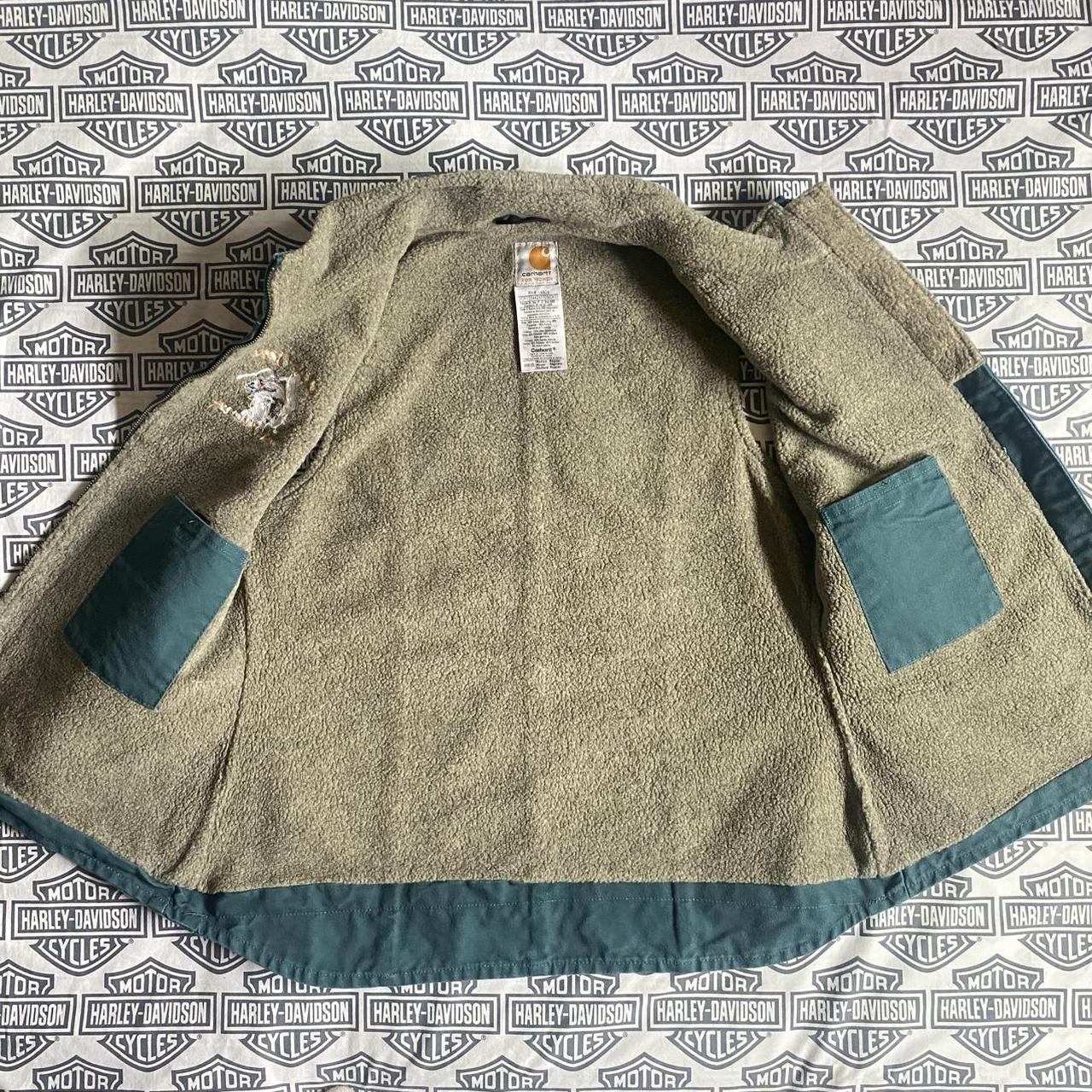 2009 Carhartt Vest with Embroidery Size: Medium |... | Depop
