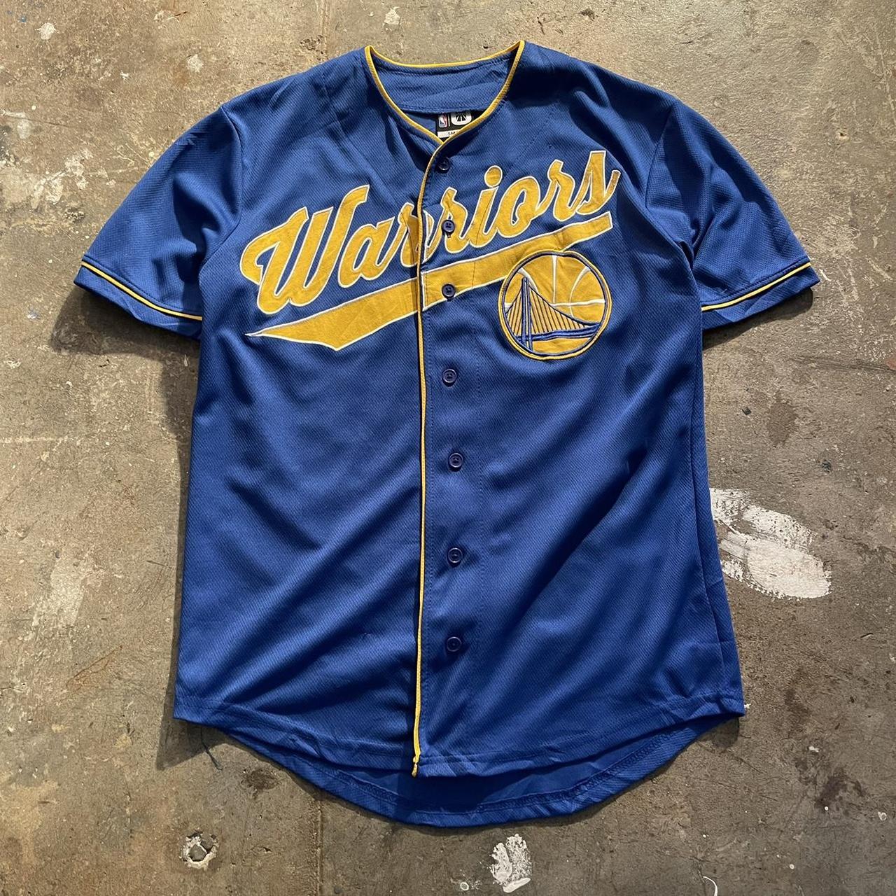 Baseball Style Top Golden State Warriors... - Depop