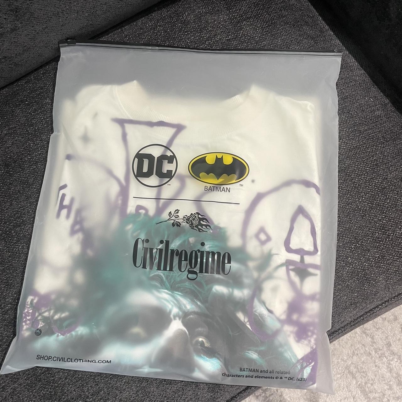 Civil regime joker oversized t shirt medium - Depop