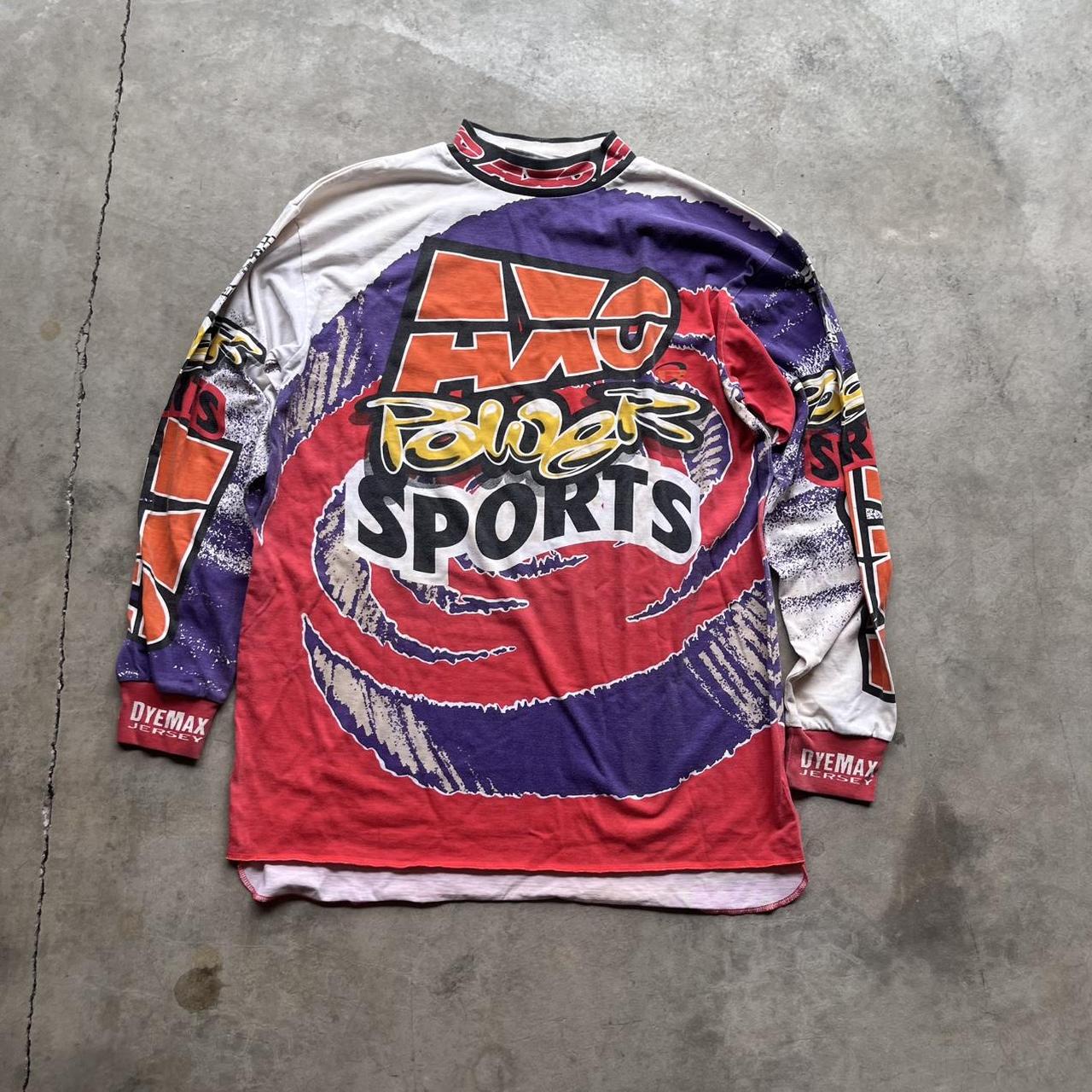 Vintage 90s AXO Sport Jersey DyeMax Racing Motocross... - Depop