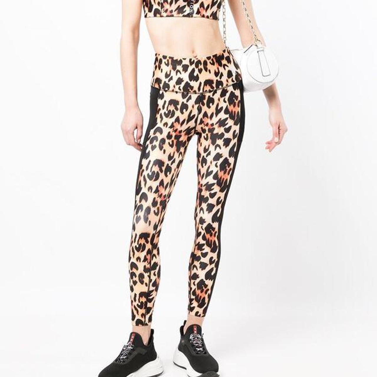 PE nation leopard-print leggings Bought for £110... - Depop