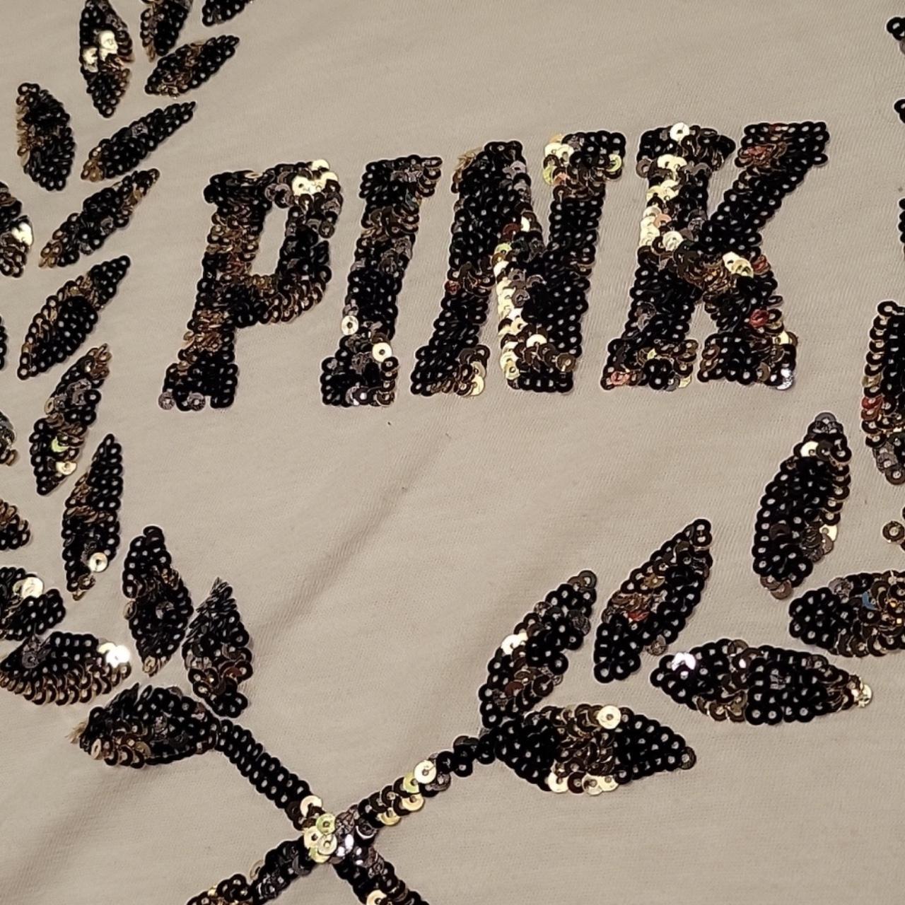 Pink Victoria secret bling t shirt excellent... - Depop