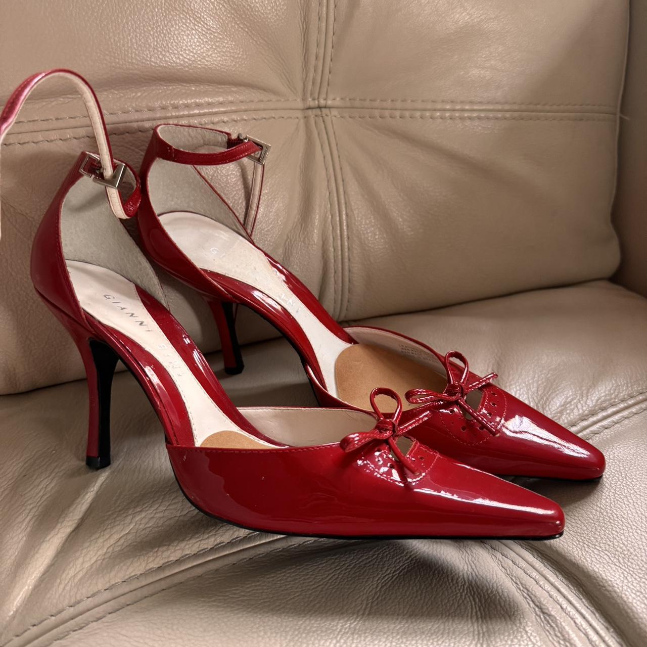 Cherry red pumps 🍒 Size 7 1/2! Dm for questions - Depop