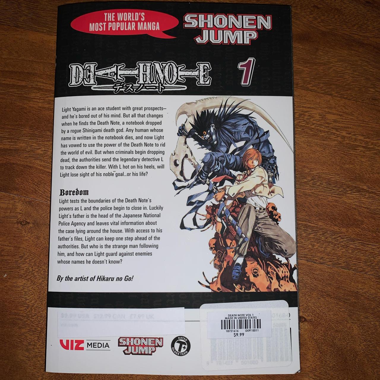 Death Note Manga Volume 1 {US shipping... - Depop