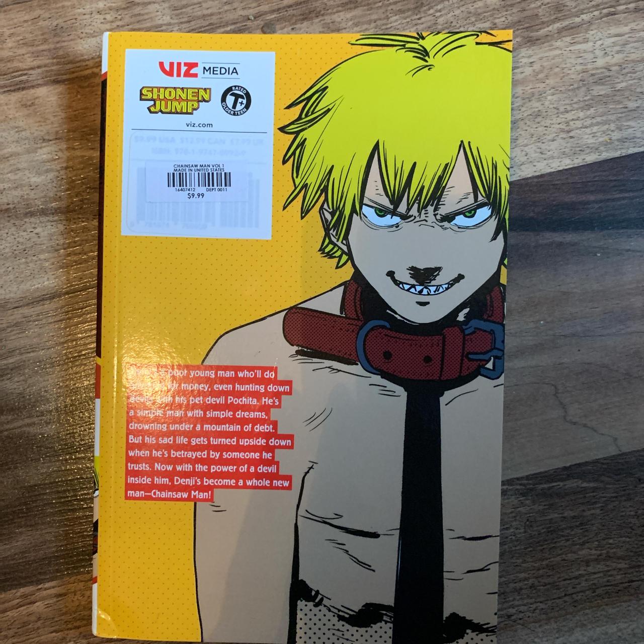 Chainsaw Man Manga Volume 1 {Us shipping only} {No... - Depop