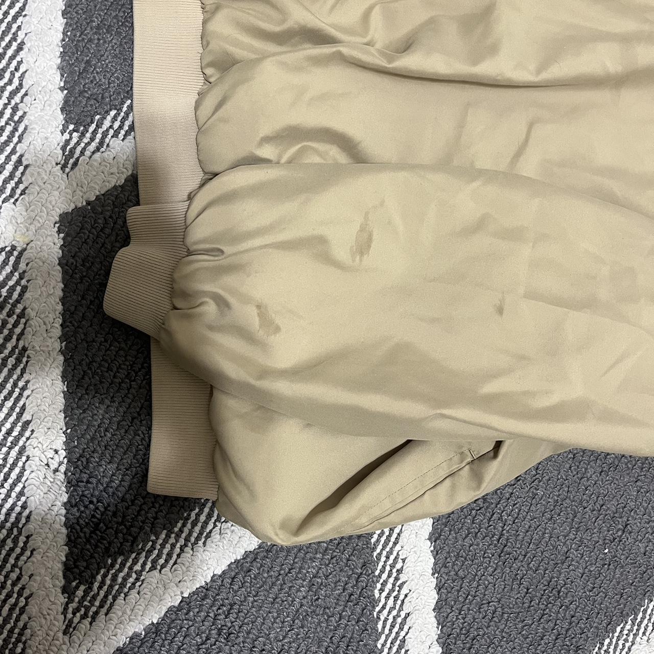 Purdue windbreaker, gold color, slight staining on... - Depop