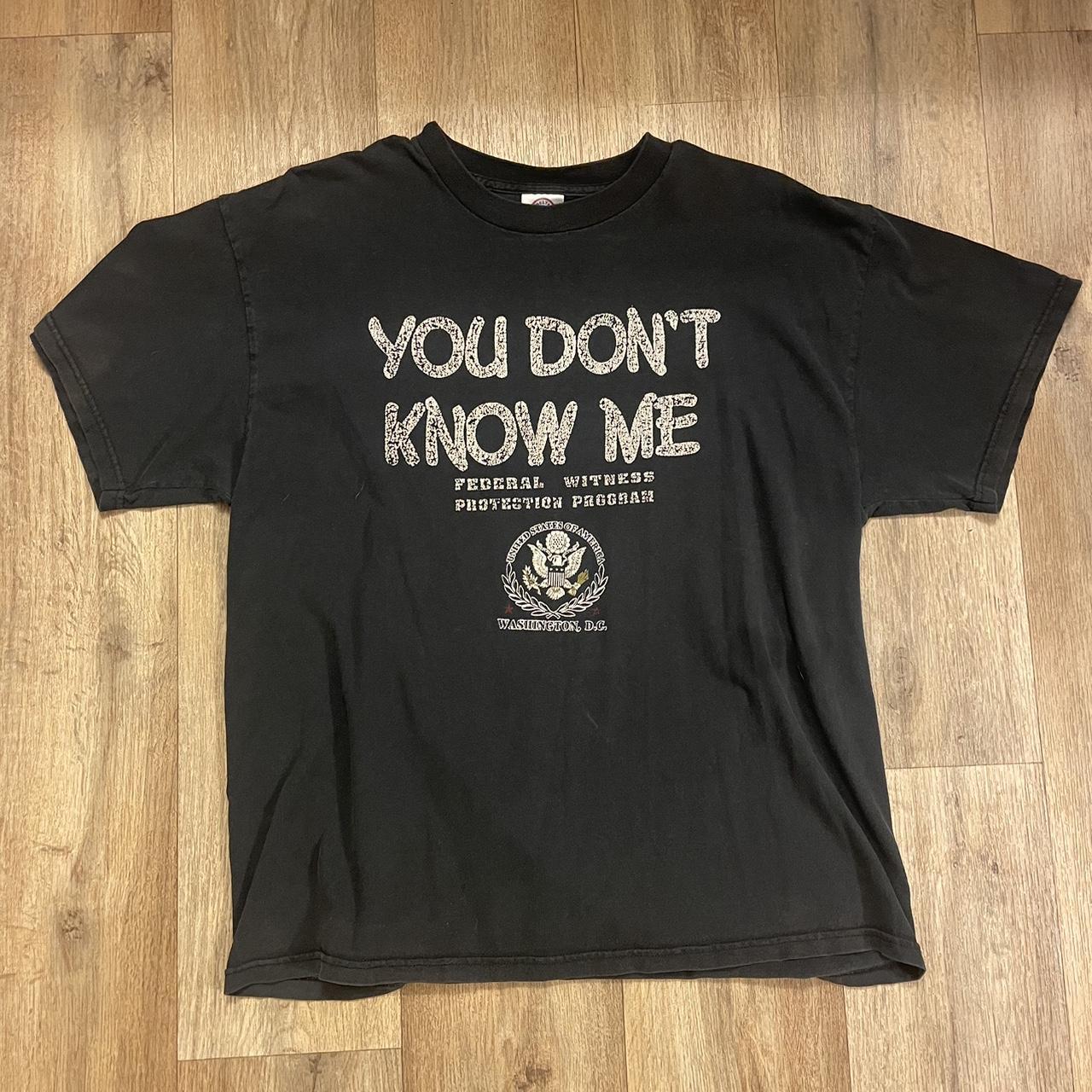 Vintage Federal Witness Protection Program Tee - Depop