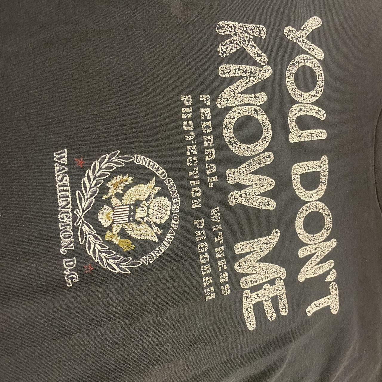 Vintage Federal Witness Protection Program Tee - Depop