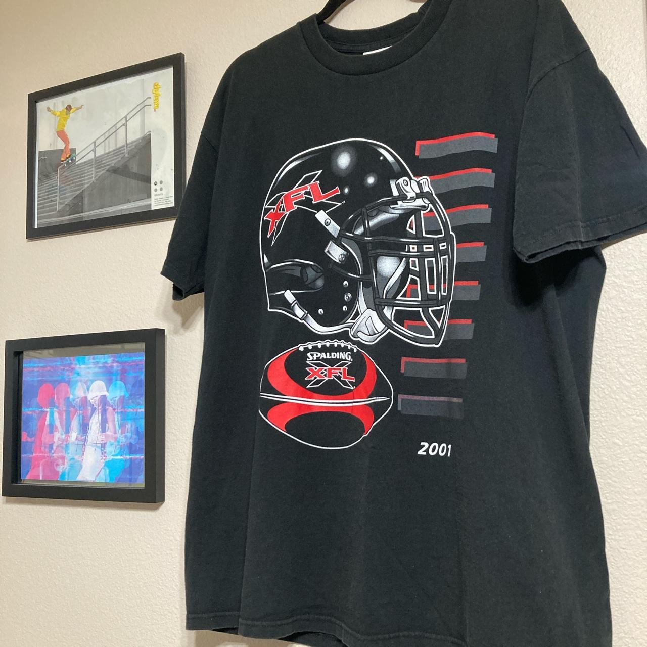 2001 XFL KickOff Tour Promo Shirt Tagged L (Jerzees... - Depop