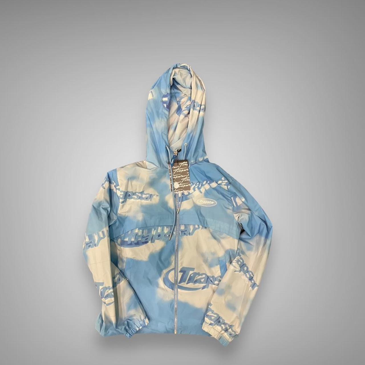 Trapstar Ironbrake Windbreaker Blue/White Men’s Small - Depop