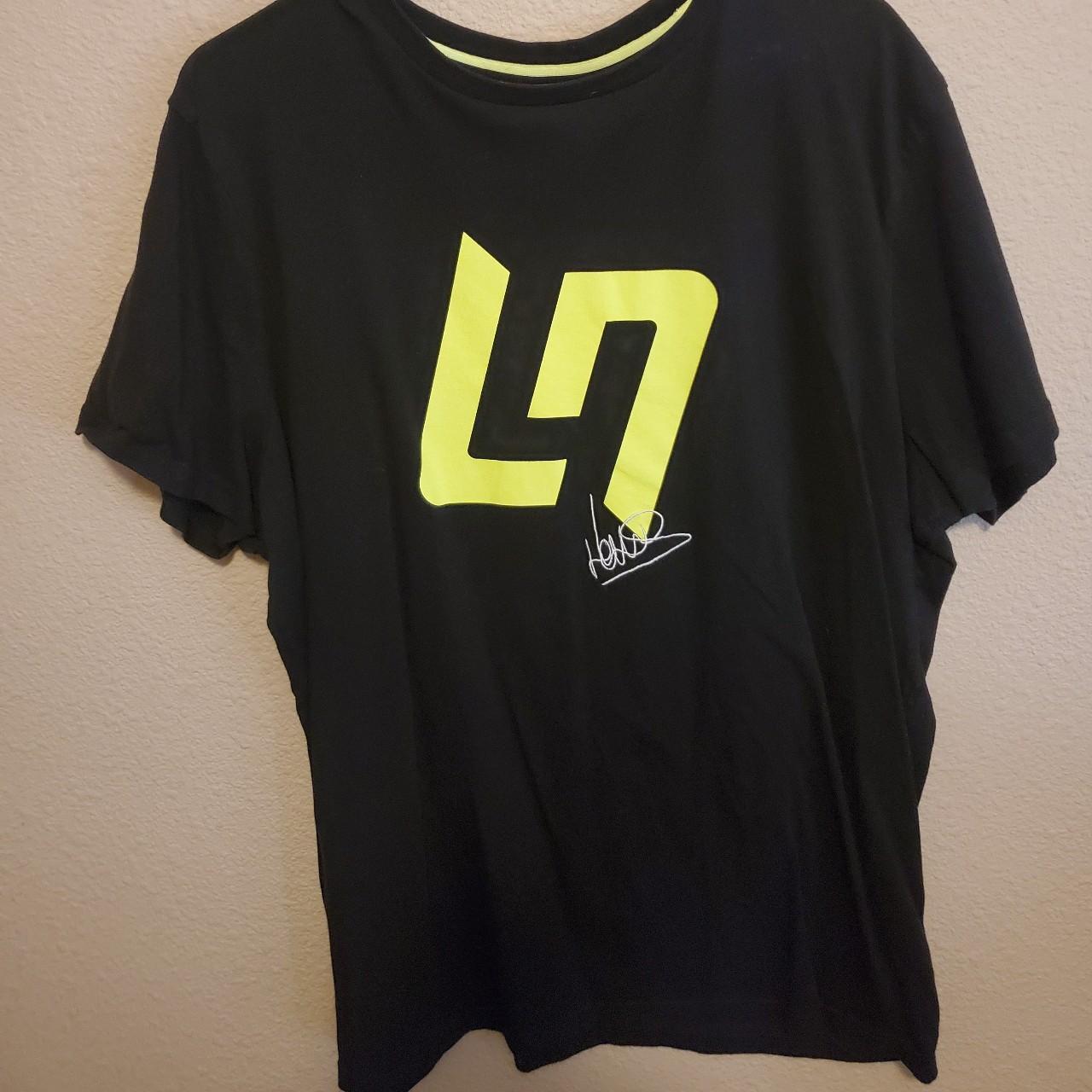 Lando Norris neon LN4 McLaren tshirt, size XXL.... - Depop