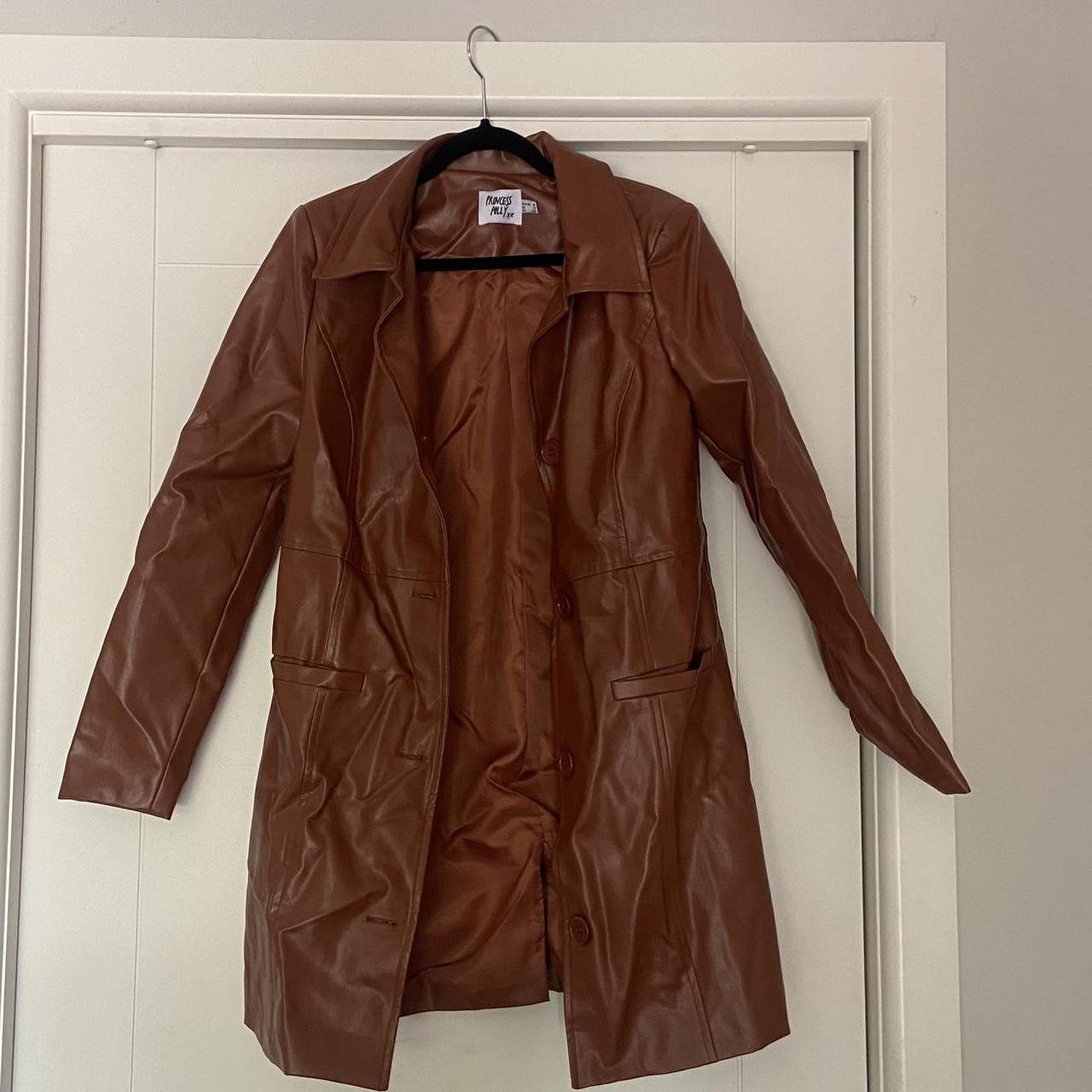 Princess Polly leather jacket. Never worn but tag... - Depop