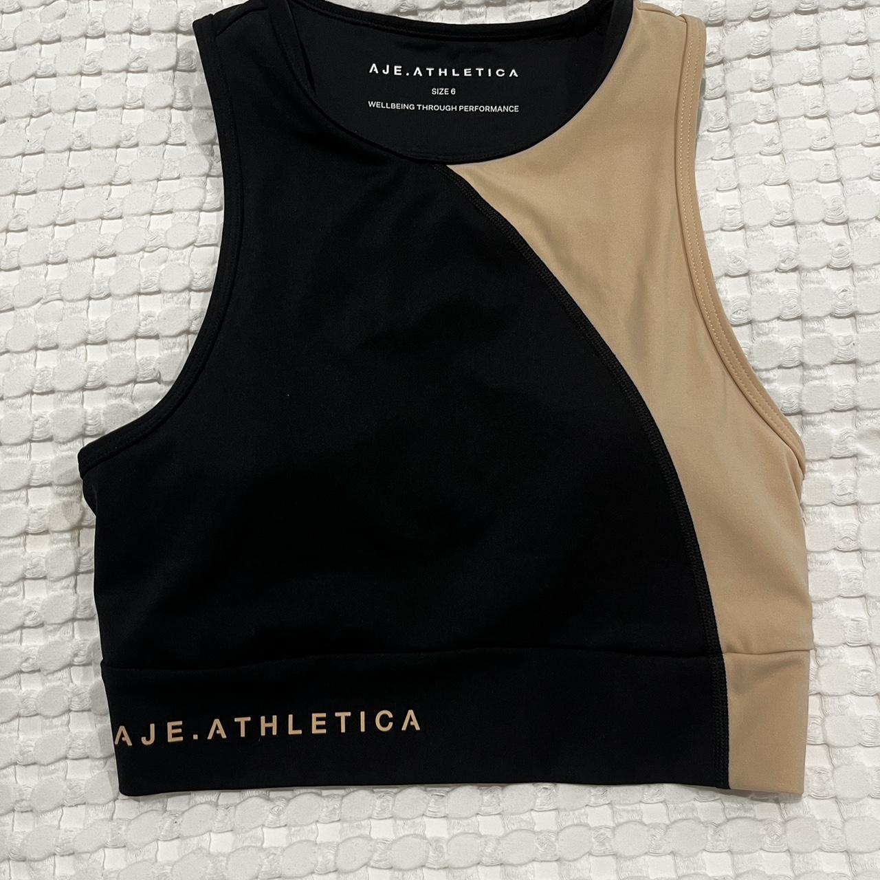 Aje athletica sport shirt cropped Size 6 Brand new... - Depop