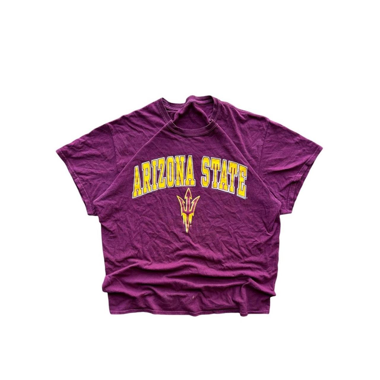 Vintage ASU Arizona State University College T-shirt... - Depop