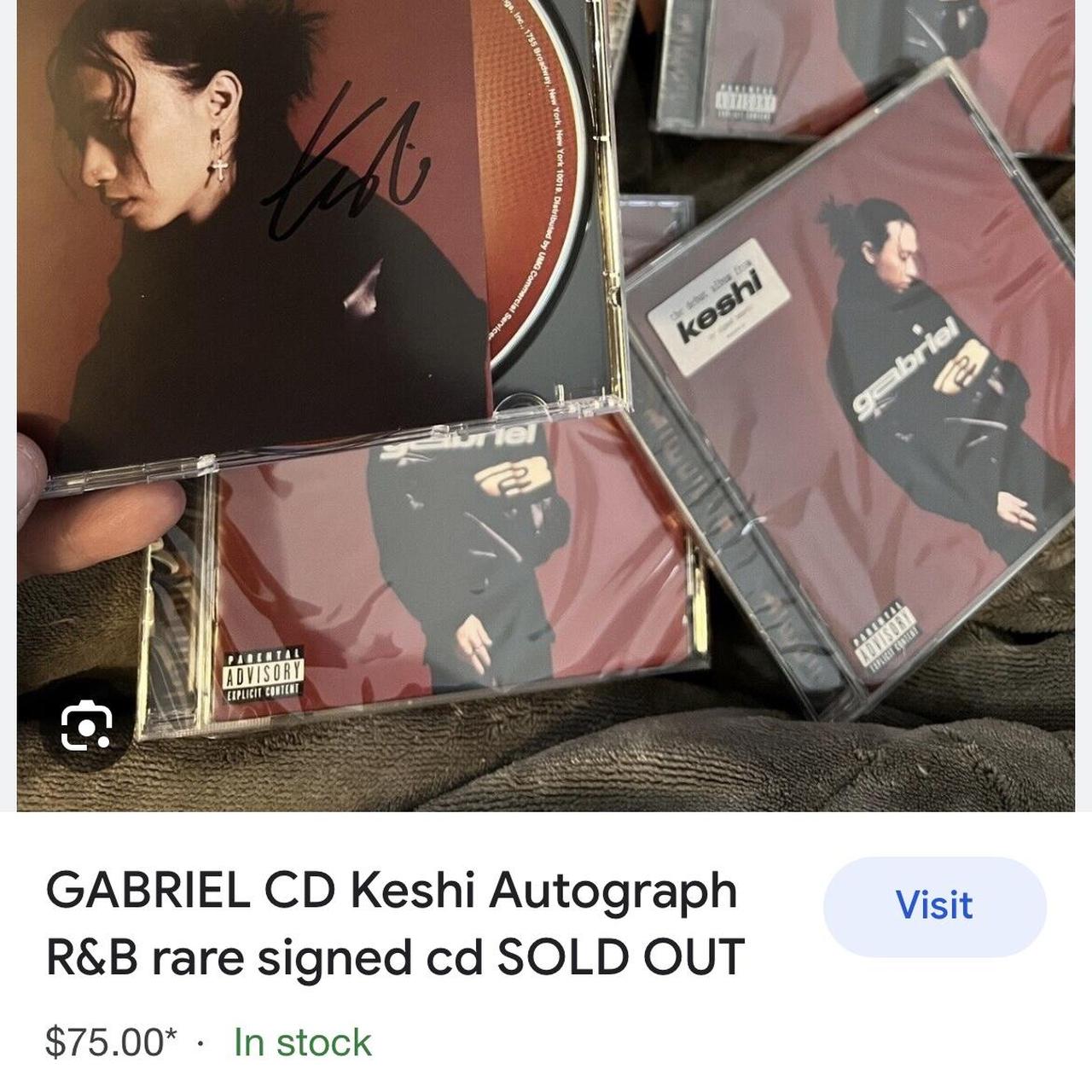 SIGNED Keshi Gabriel Album Comes with CD and signed... | Depop