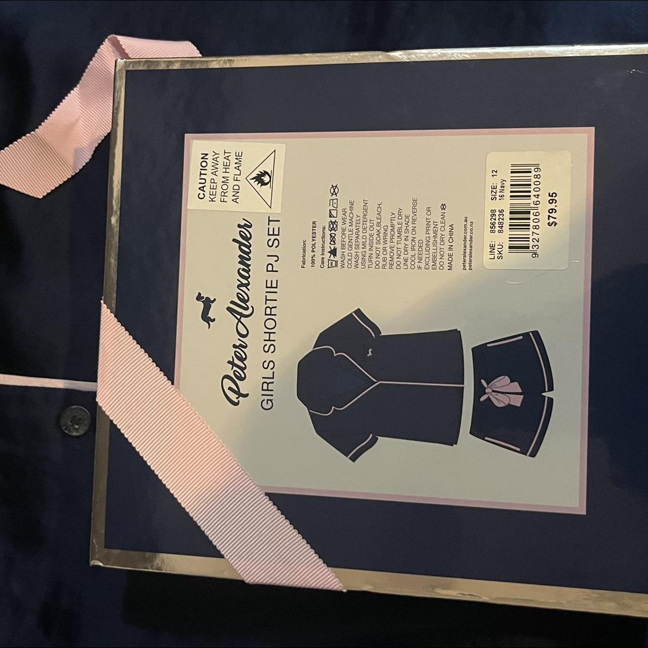 navy peter alexander silk set. Size 12. Perfect use.... - Depop