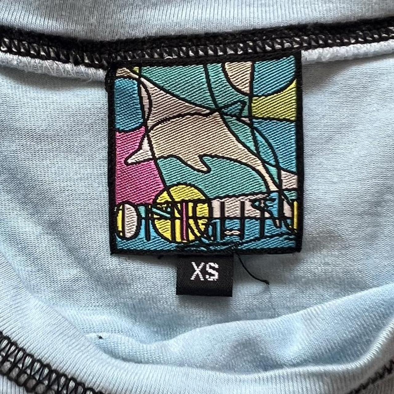 O-MIGHTY Women's Blue Crop-top | Depop