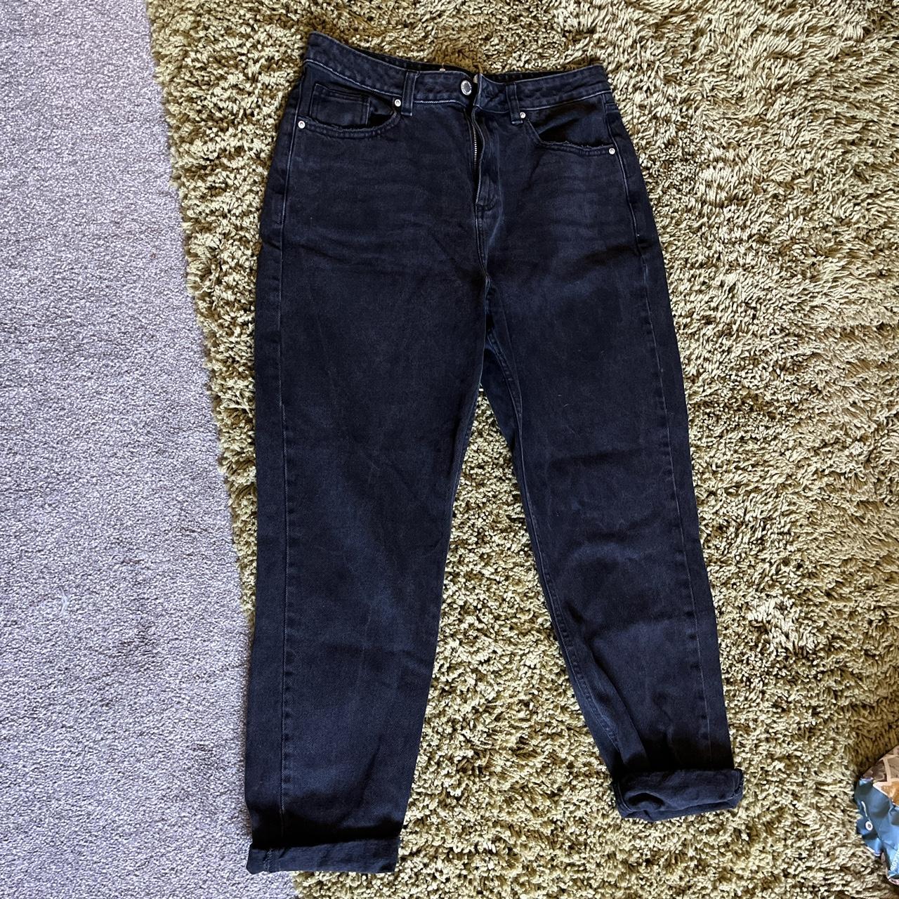 Basic black jeans. Bought second hand but never worn... - Depop
