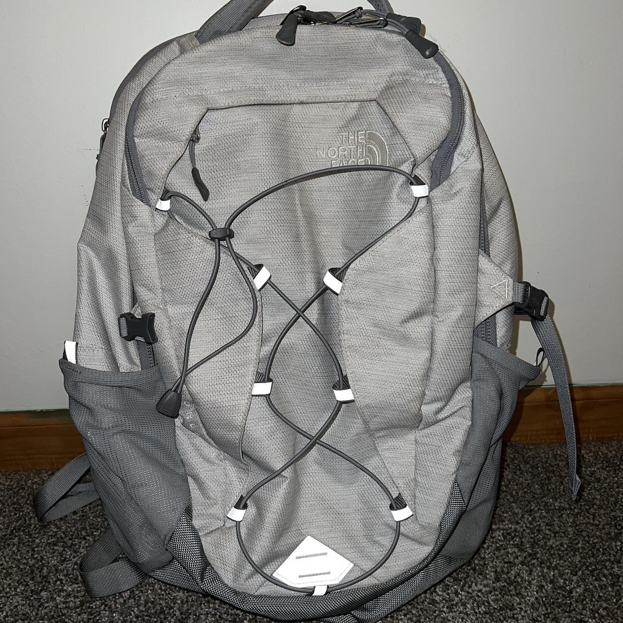 North face backpack Used condition A couple of... - Depop